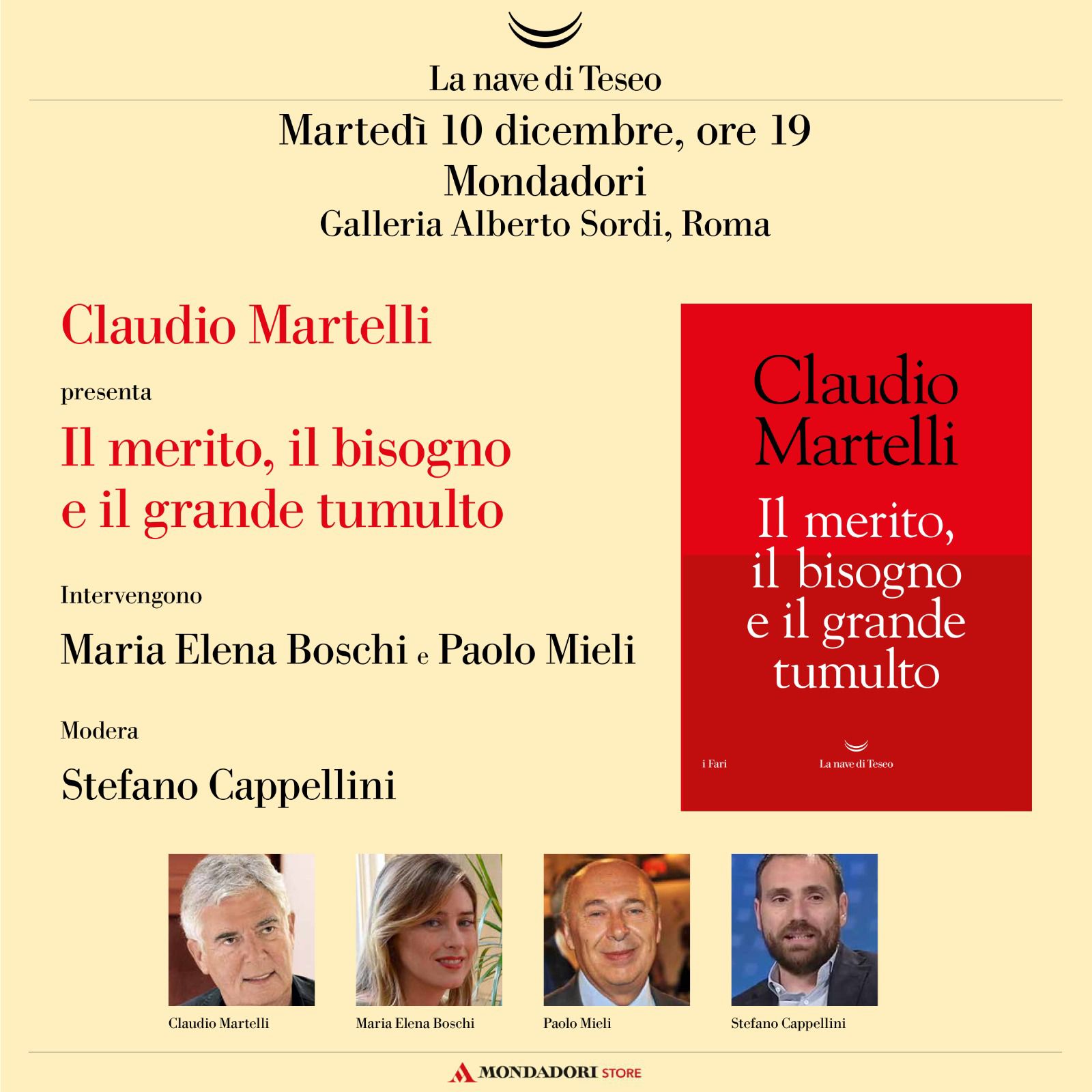 Claudio Martelli e il grande tumulto del merito e del bisogno: un libro ...